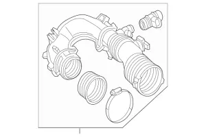 270-090-07-00 - Intake Line Mercedes-Benz USA Parts