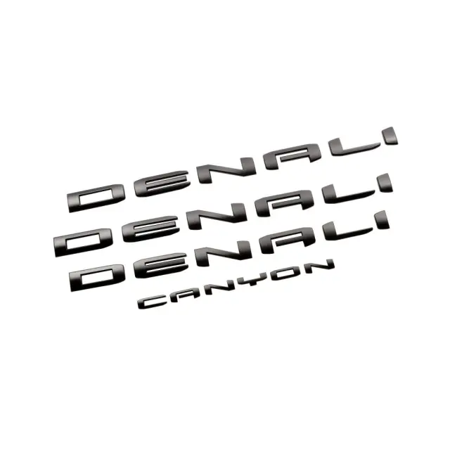 2024-2025 GMC Canyon Canyon Denali Emblems - Black 86557051 | OEM Parts ...