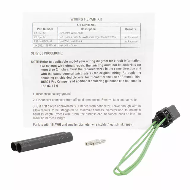 AU2Z-14S411-AGC - Wire Assembly Ford Parts Direct