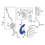 2021-2023 Ford F-150 Splash Shield ML3Z-2K005-D | OEM Parts Online