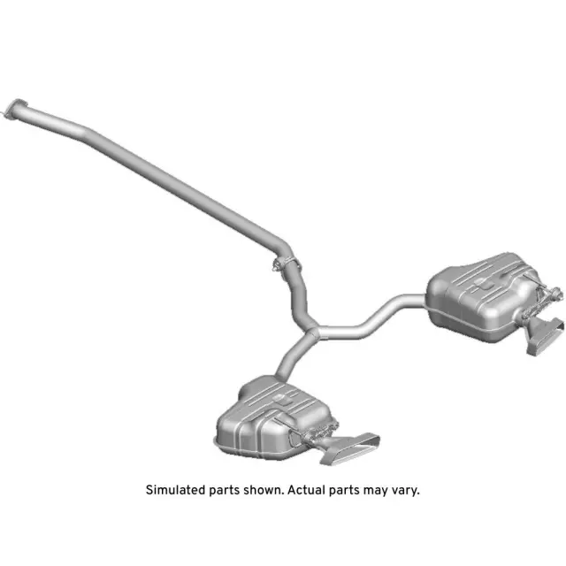 2018-2024 GM Muffler W/Tailpipe 85154355 | GM Parts Center