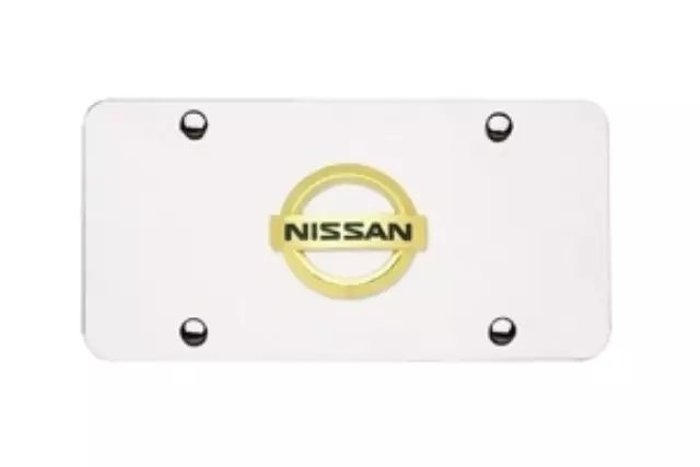 2009-2012 Nissan License Plate, Stainless Steel, Nissan Logo AP185 ...