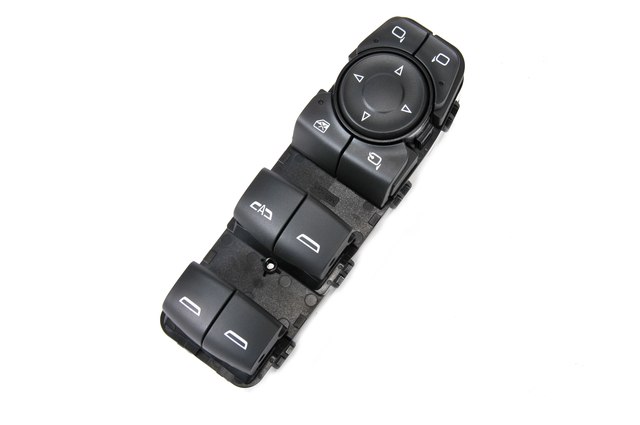 Jet Black Front Door Window Control Switch 26217993 | GMPartsDirect.com