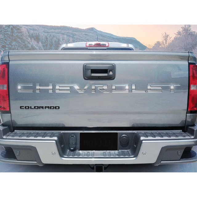 2022 Chevrolet Colorado 3-D Urethane Chevrolet Tailgate Lettering ...