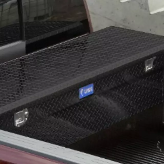 2007-2024 GM Cross Bed Single-Lid Deep-Well Aluminum Tool Box in Bright ...