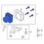 BV6Z-2C405-E - ABS Pump Assembly 2012-2014 Ford Focus | Ford Parts Center