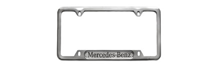 Mercedes-Benz License Plate Frames - Genuine OEM and custom fit | Shop ...