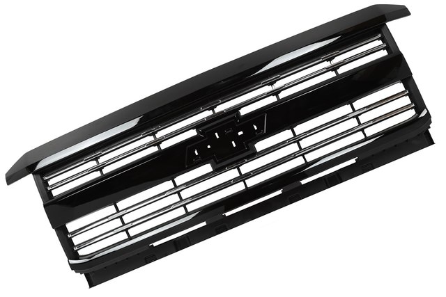 2015-2019 GM Black Front Grille with Clips, Nuts, and Bolts 23335302 ...