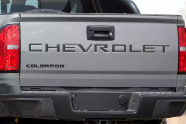 2021-2022 Chevrolet Colorado Tailgate Lettering Decal - Black Vinyl ...