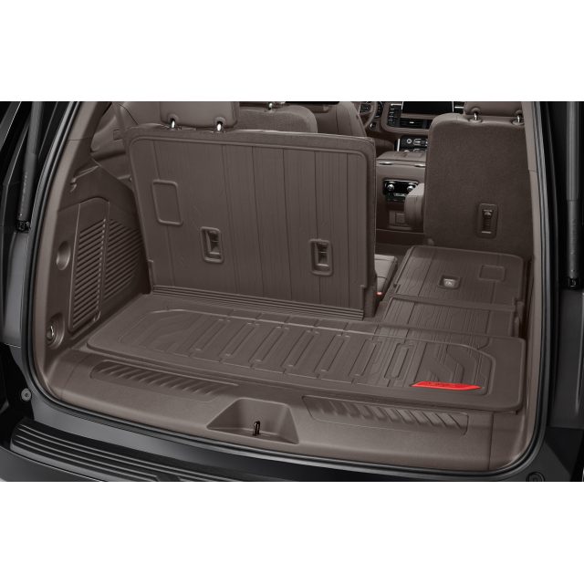 2022-2023 GMC Yukon Integrated Cargo Liner - Teak With Gmc Logo ...