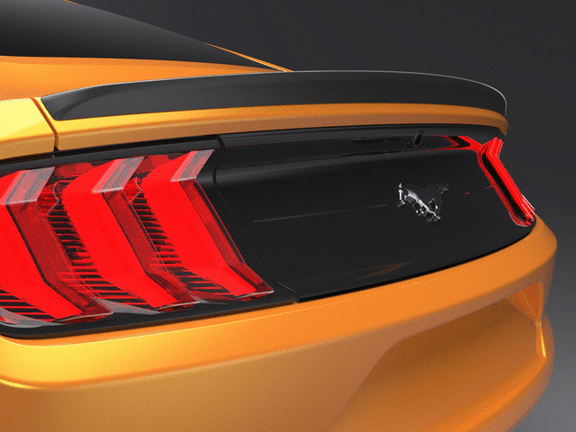2019-2023 Ford Mustang Spoiler - Rear Lip - Black Satin VJR3Z-6344210-C ...