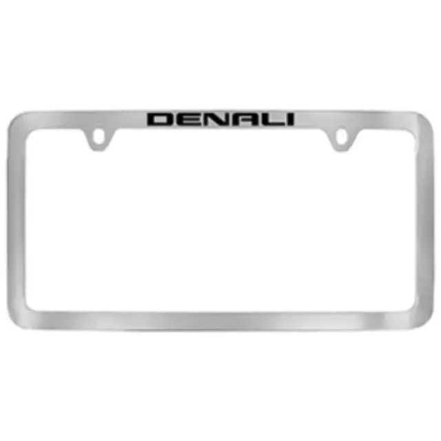 2018-2025 GMC License Plate Frame, Chrome, Slim, Denali 19368093 ...