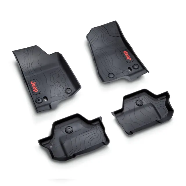 2018 2025 Jeep Wrangler Mat Kit Floor Front 82216625AB My Mopar Parts