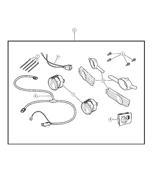 2004-2010 Mopar Fog Lamp 4805857ab | Steve White Parts