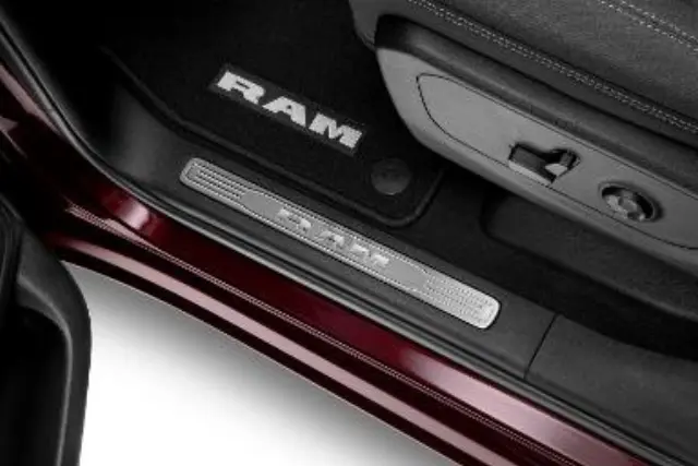 2019-2024 Ram 1500 Door Sill Guards - Quad Cab - Global Black (TX7 ...