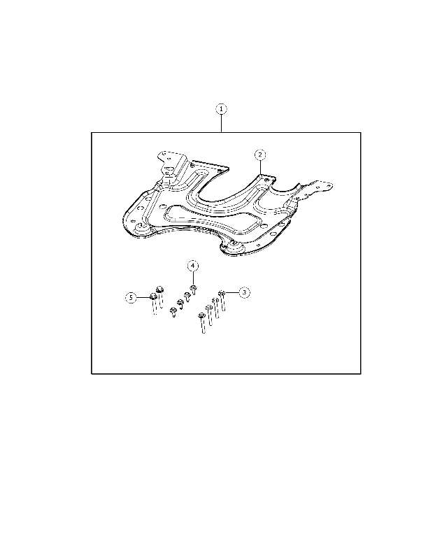 2014-2018 Jeep Cherokee Powertrain Skid Plate 68102271AB | Mopar Online ...