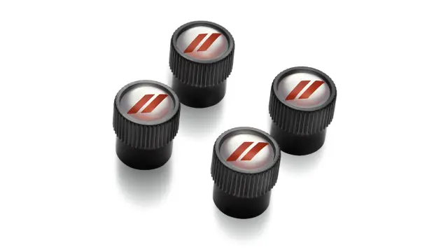 Dodge Valve Stem Caps - Black W/ Dodge Logo - 82214776 ...