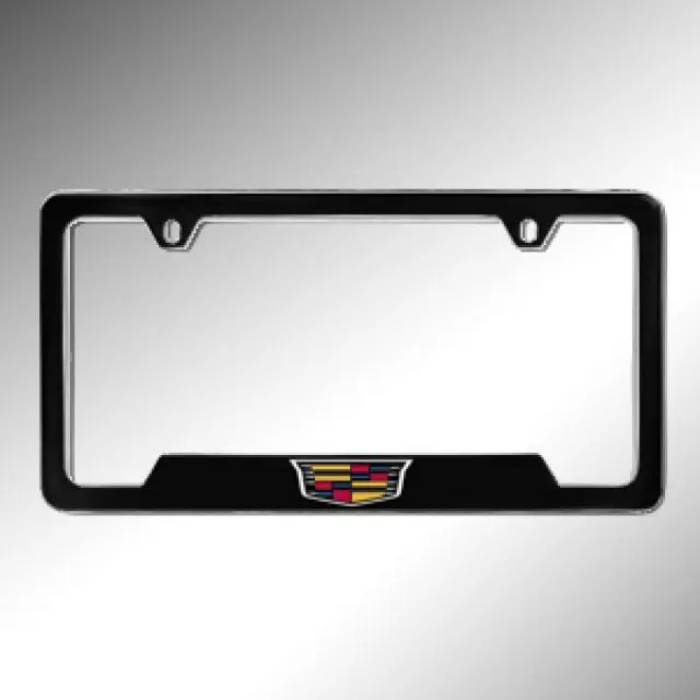 2016-2025 Cadillac License Plate Frame by Baron & Baron(TM) in Black ...