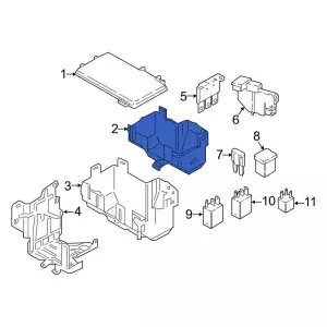 LC3Z-14A068-A - Fuse Box 2020-2022 Ford F-350 Super Duty | Ford Parts ...