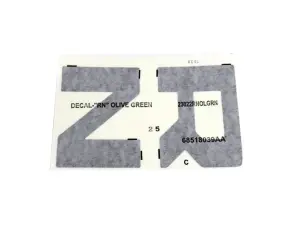 2020-2024 Ram 2500 Box Side Decal 68518039AA | Mopar eStore