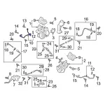 2017-2021 Ford Oil Line - Passenger Side (RH) HL3Z-9G440-A | TascaParts.com