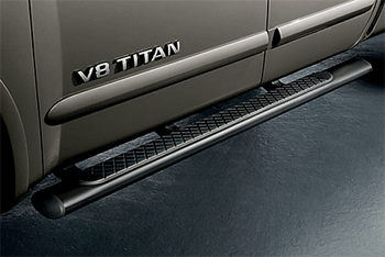 2017-2019 Nissan Assist Step Rails, Black 999T6-W4900 | Nissan Parts Plus