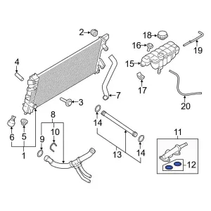 2007-2023 Ford Engine Coolant Outlet Gasket BL3Z-9439-A | OEM Parts Online