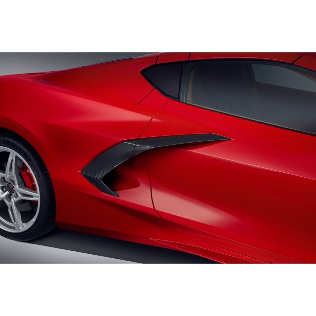 2023 Chevrolet Corvette Intake Scoop Trim Kit - Visible Carbon Fiber ...