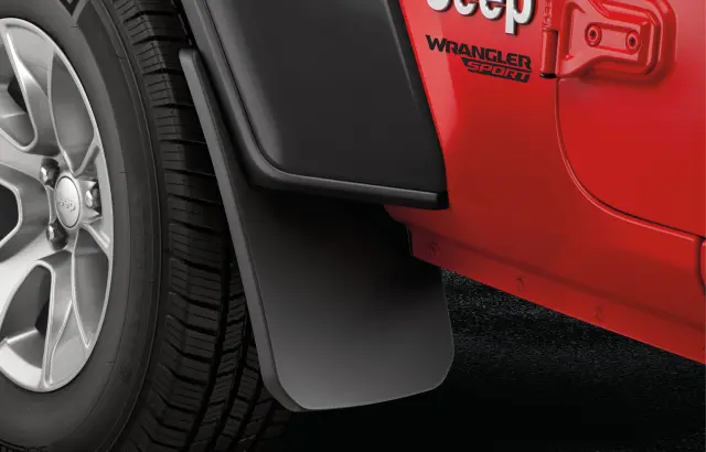 2021-2025 Jeep Wrangler Molded Splash Guards, Front 82216495AA | Mopar ...