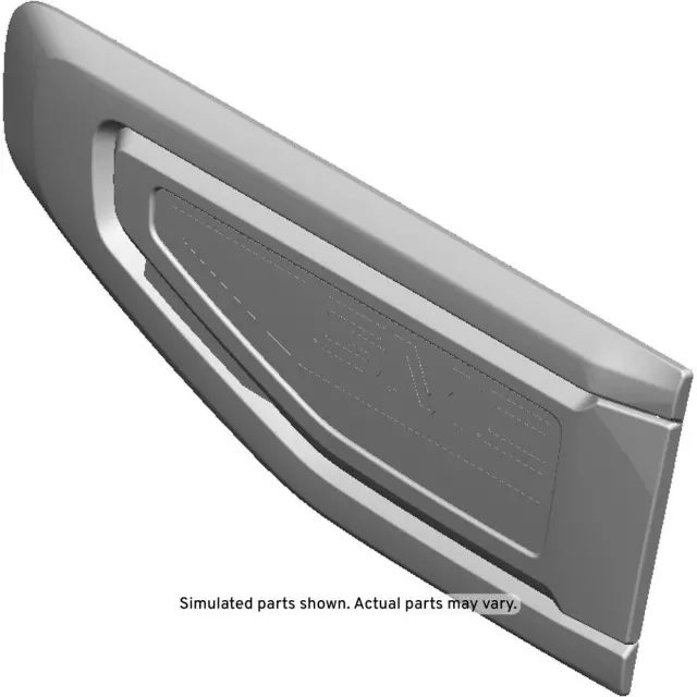 2021-2024 GMC Galvano Silver Front Driver Side Fender Ornamentation ...