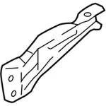 2017-2022 Ford Lower Tie Bar HC3Z-16B168-A | OEM Parts Online