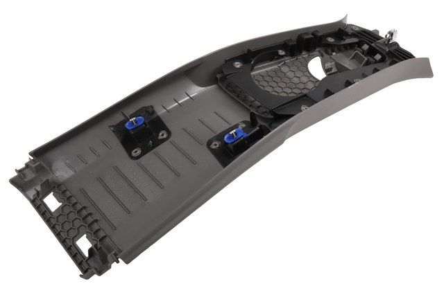 84089818 GM Dark Titanium Driver Side Center Pillar Upper Trim Panel ...