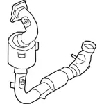 2018-2021 Ford EcoSport Catalytic Converter J2BZ-5E212-B | OEM Parts Online