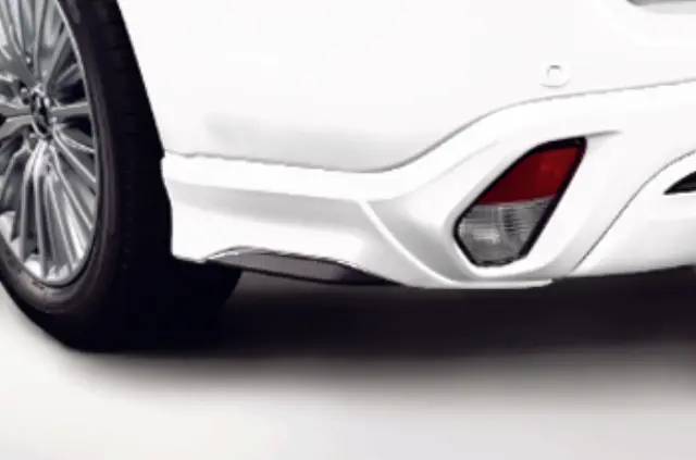 MZ576752EX - Exterior, Rear Corner Air Dams, White 2019-2024 Mitsubishi ...