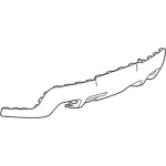 2014-2015 Chevrolet Camaro Rear Lower Bumper Cover 22829476 GM ...