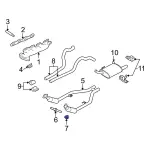 2001-2024 Ford Truck Cab Back Panel Rivet W705443-S900 | Village Ford
