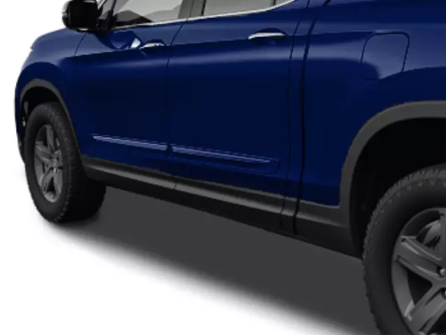 OEM 2018-2023 Honda Ridgeline Body Side Moldings - Obsidian Blue Pearl ...