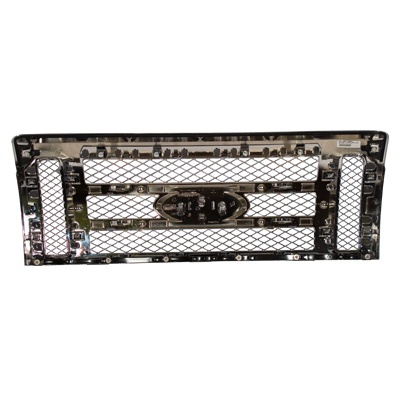 AL3Z-8200-B 2009-2013 Ford F-150 Grille Insert - Lariat Chrome Mesh ...