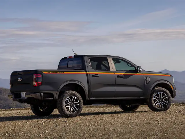 2024 Ford Ranger Retro Red - Orange & Yellow Graphics VR1WZ-6320000-C ...