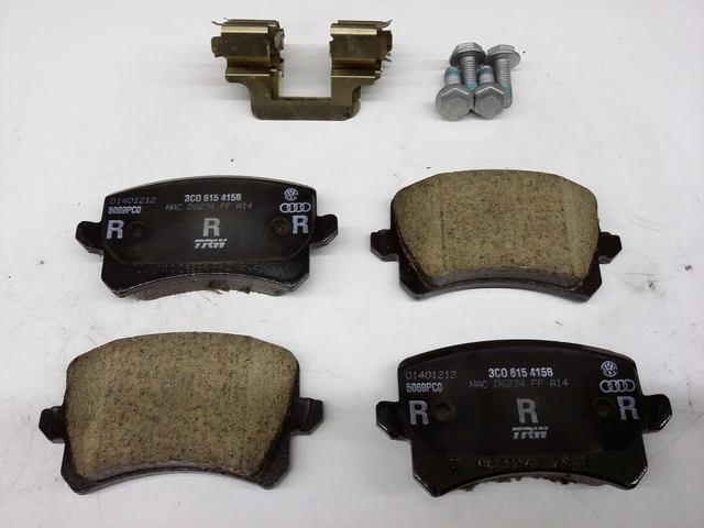 2006-2016 Volkswagen Brake Pads Rear 3C0-698-451-C | vwpartscente