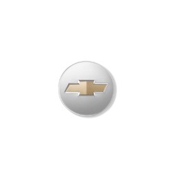 2011-2021 Chevrolet Button Style Center Cap in Brushed Aluminum with ...