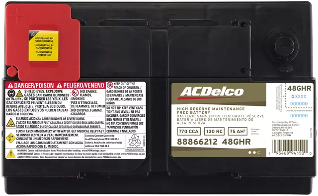 88866309 - Vehicle Battery 2005-2025 GM | Gateway Buick GMC Parts