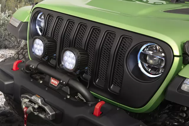 2018-2024 Jeep Wrangler Matte Grille 82215114 | Mopar eStore