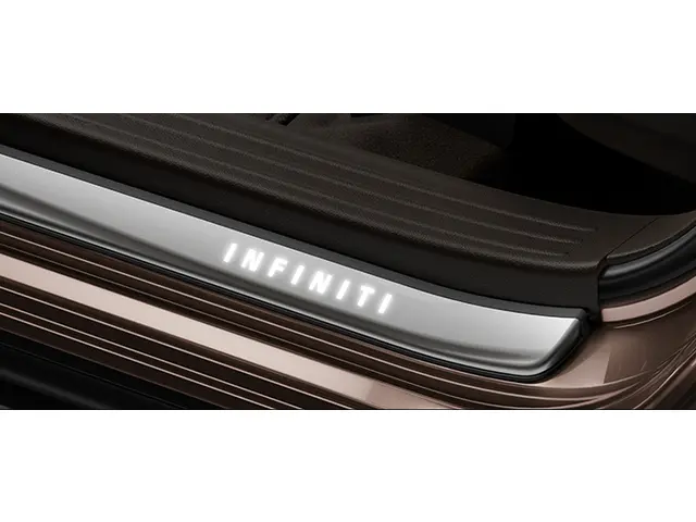 2019-2023 INFINITI 2019 QX50 Illuminated Kick Plate Black T99G6-5NA5B ...