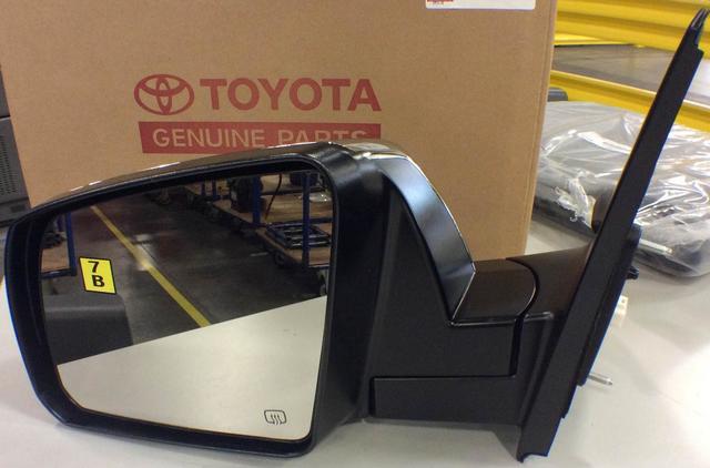 87940-0C490 - Mirror Assembly Left Chrome - 2014-2021 Toyota Tundra ...