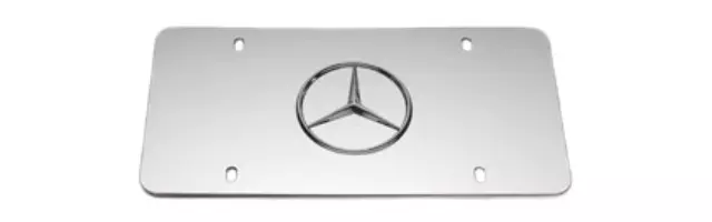 Q-6-88-0059 - License Plate, Marque With Star Logo 2004-2014 Mercedes ...
