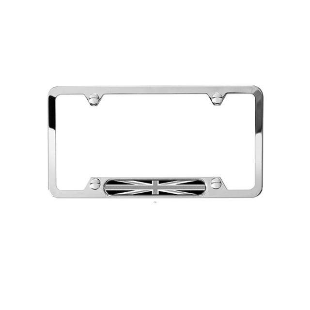 2017-2023 Mini License Plate Frame - Black Jack - Polished 51-80-5-A5C ...