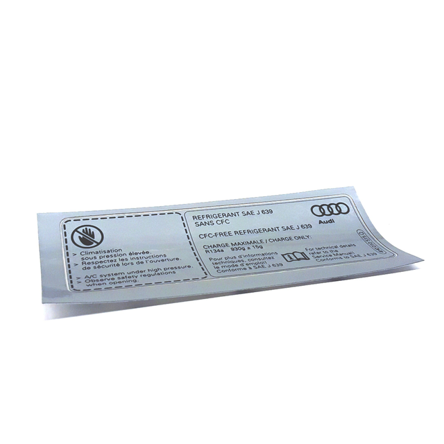 2011-2018 Audi AC Label 4H0-010-515-Q | Audi USA Parts