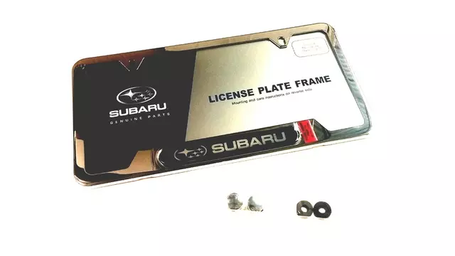 2009-2025 Subaru License Plate Frame, Polished Stainless Steel ...