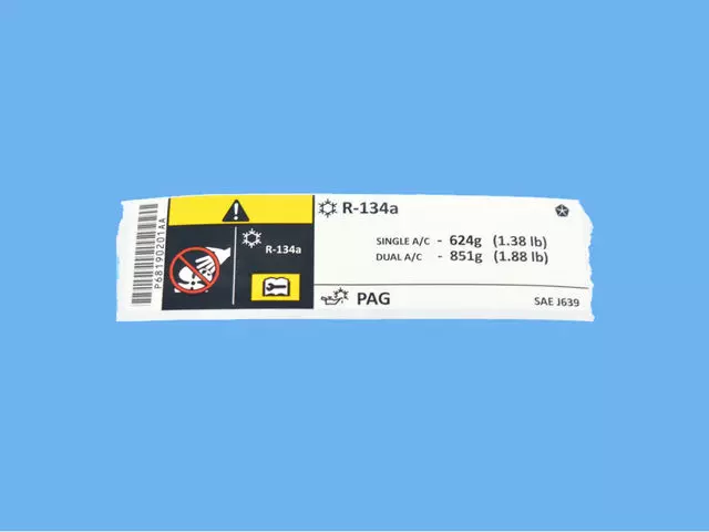 2011-2021 Mopar Air Conditioning System Label 68190201AA | Mopar eStore